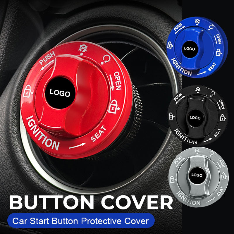 Full metal car start button protective cover – citygiftn