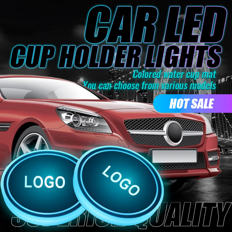 Car Colorful Ambient Light Coaster – citygiftn